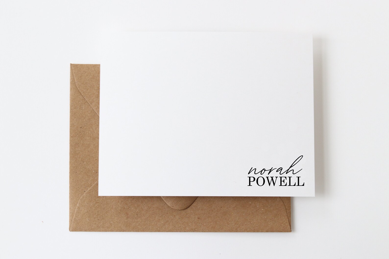 Personalized Script Stationery for Her 12 Custom Note Cards - Etsy