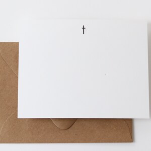 Cross Note Cards Cross Stationery Set Christian Cross Stationary for ...