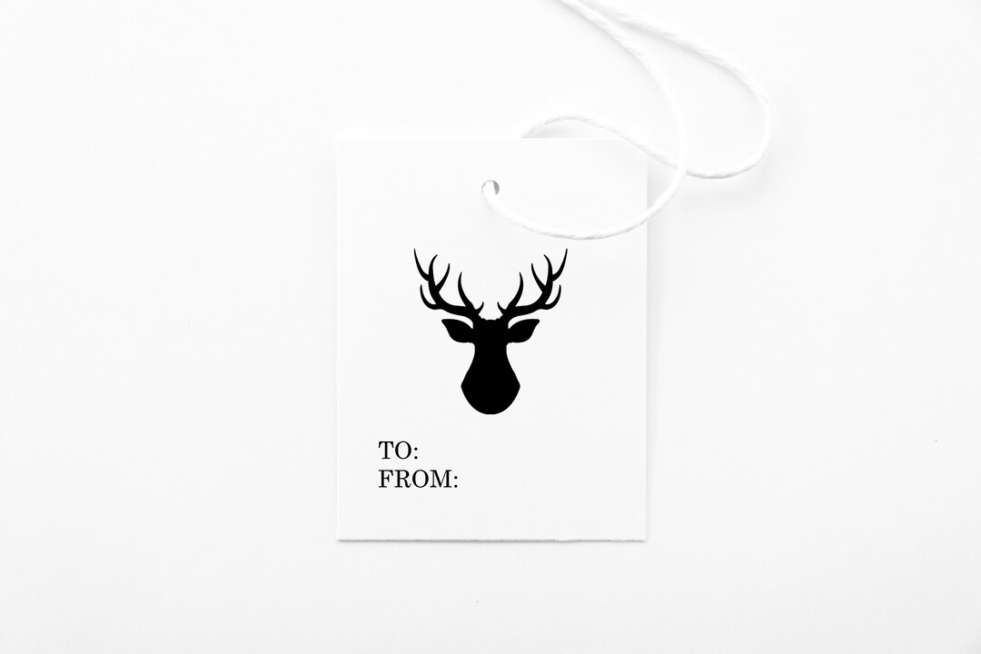 18 Printed Deer Tags | Deer Hunting Gift Tags | Personalized Deer ...