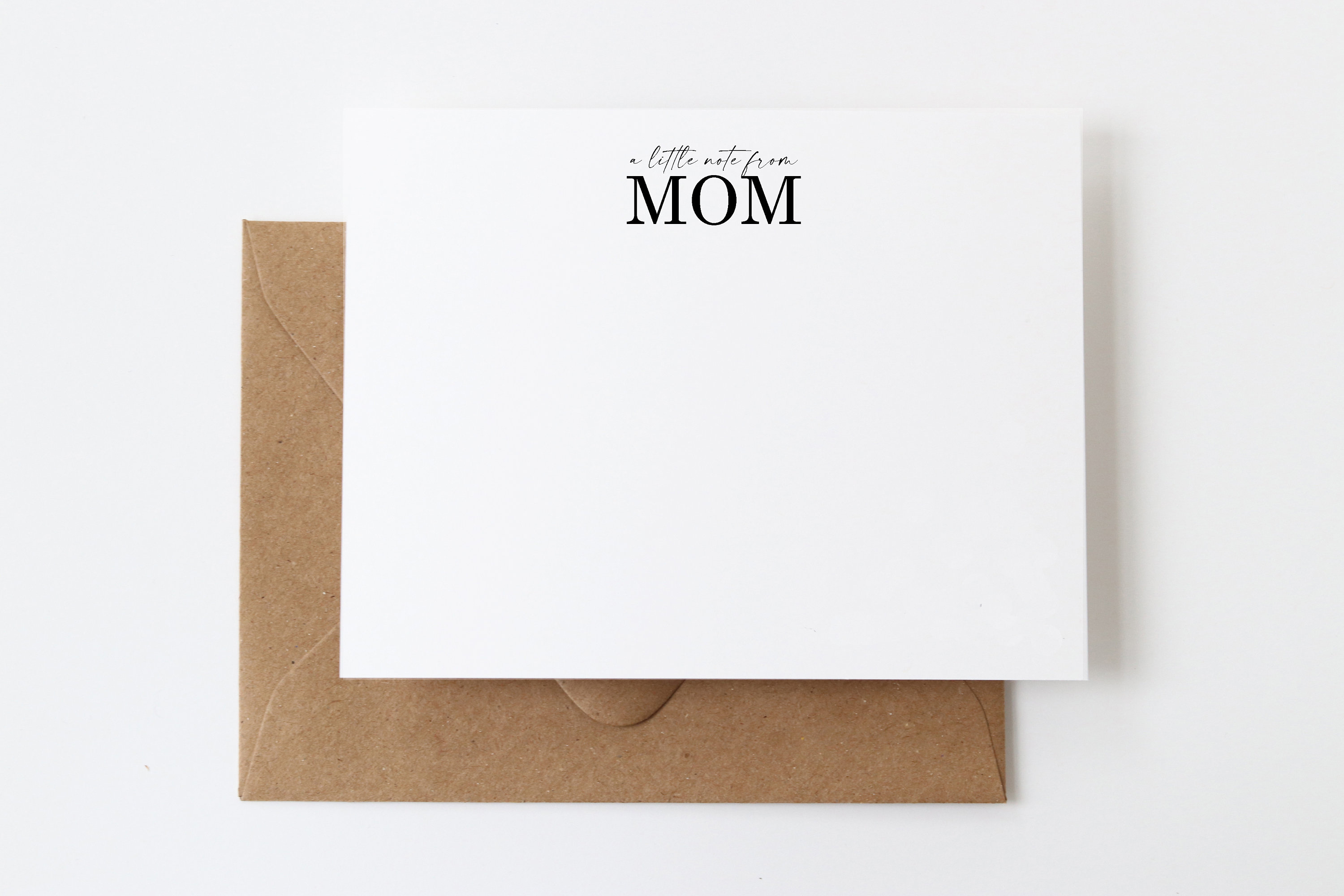 12 Custom Mom Note Cards | Minimal Modern Lunch Box Notes From Mom ...