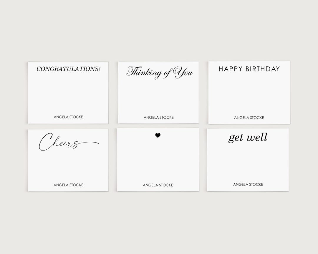Flower Shop Enclosure Cards | 18 Custom Florist Gift Enclosure | Mixed ...