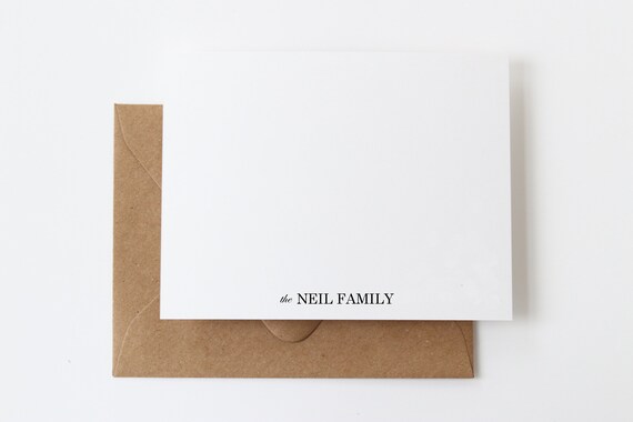 Personalized Family Thank You Cards Housewarming Gift Box | Etsy