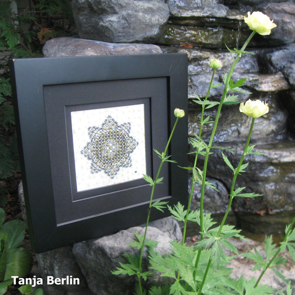 Blackwork Star Beginners Hand Embroidery Kit - Etsy