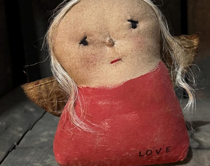 Primitive Valentine Love Angel - Etsy