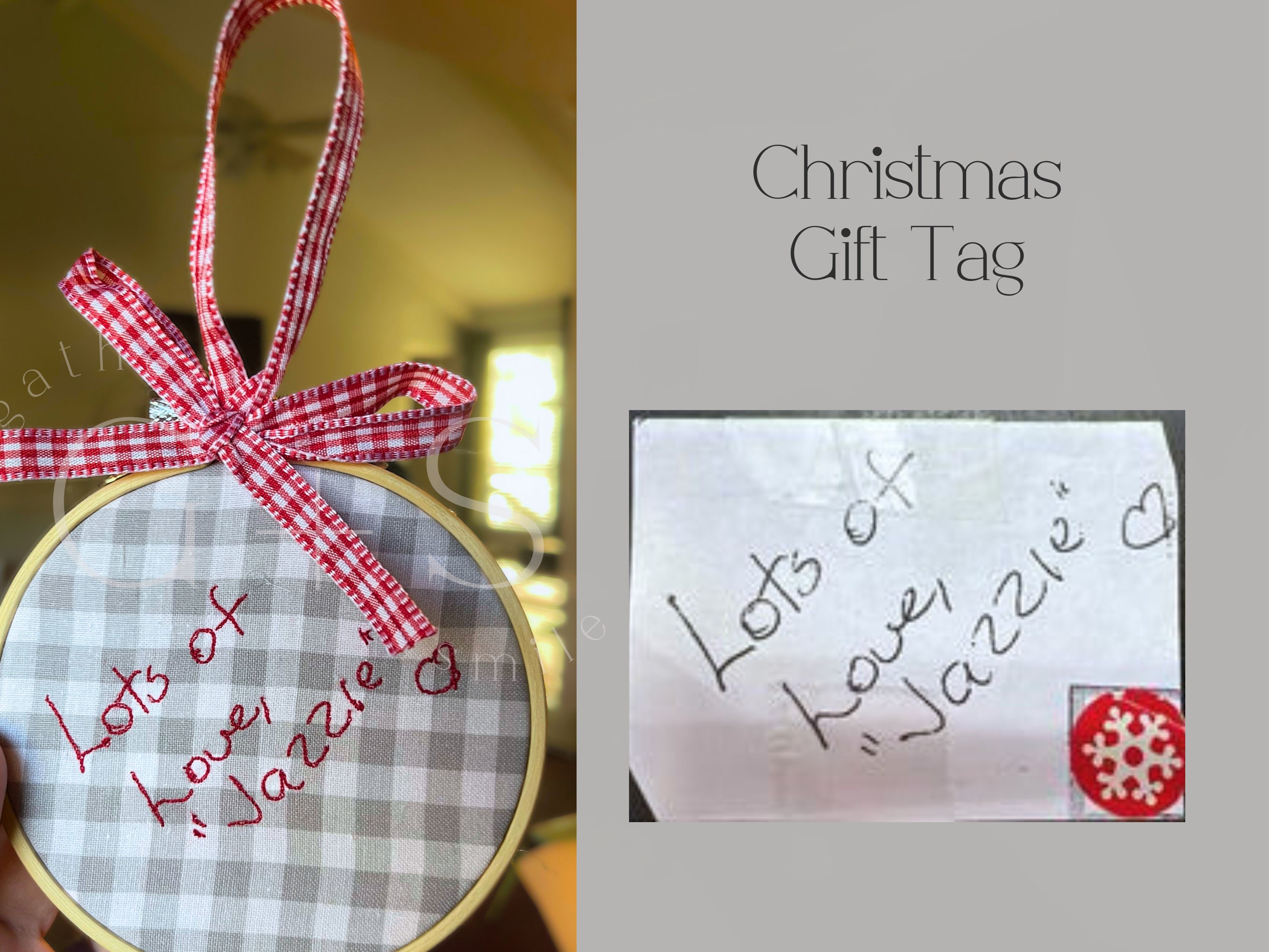 Memorial Handwriting Embroidery: Completely Customized! - Etsy