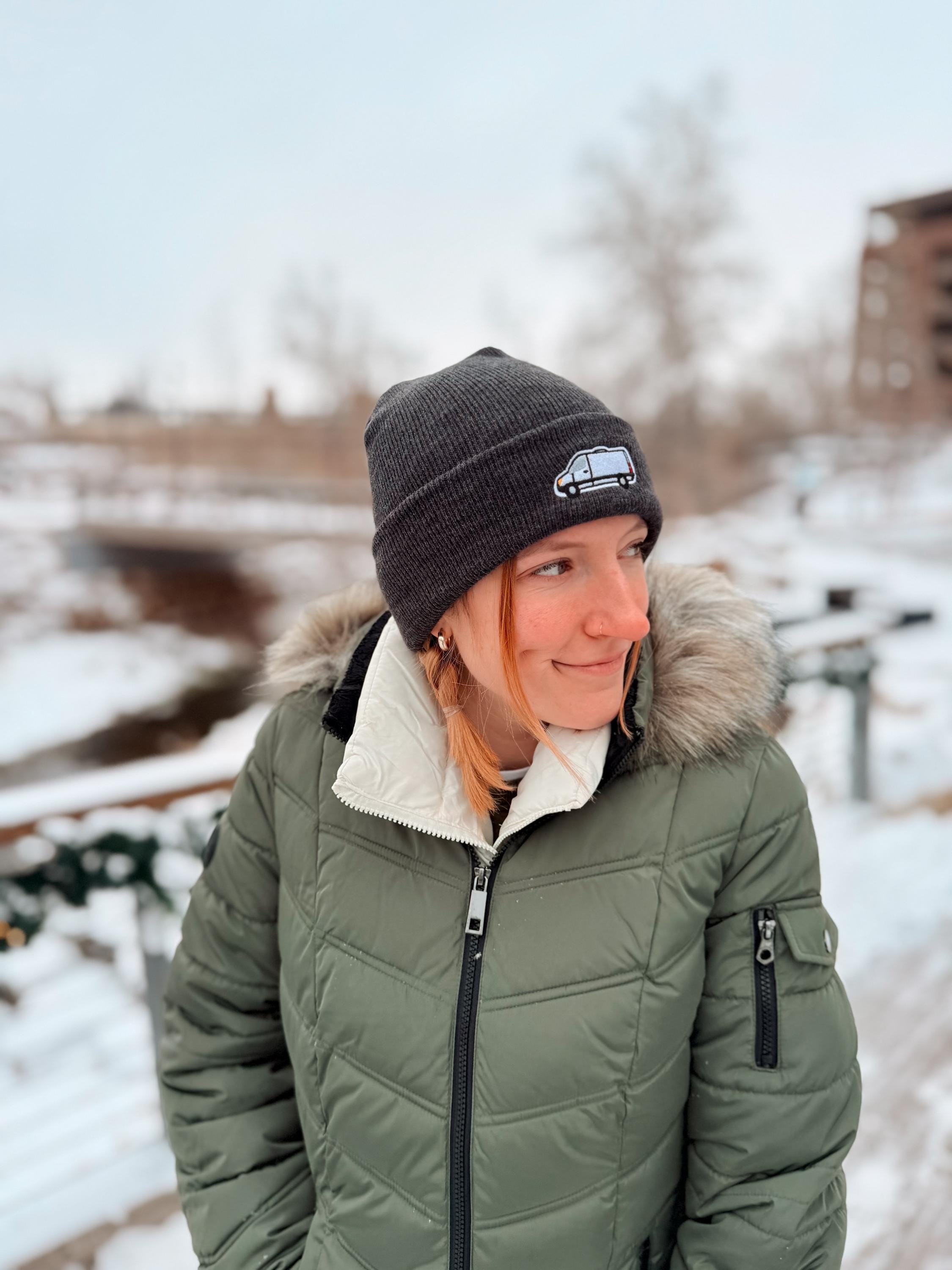 Vanlife Sprinter Camper Beanie Hat - Outdoorsy Hiking Adventure Hat ...