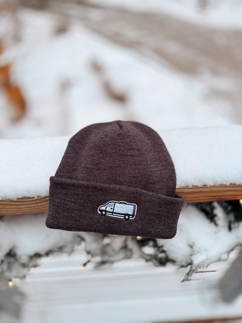 Vanlife Sprinter Camper Beanie Hat - Outdoorsy Hiking Adventure Hat ...