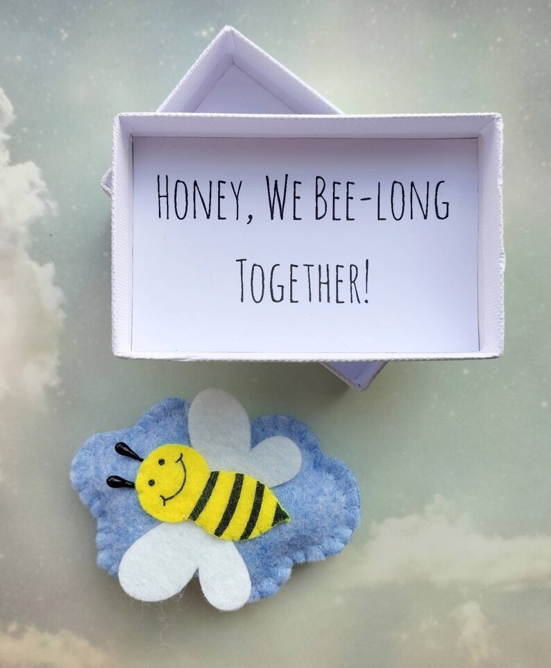 Cute Bee Gift We Bee-long Together Wife Anniversary - Etsy