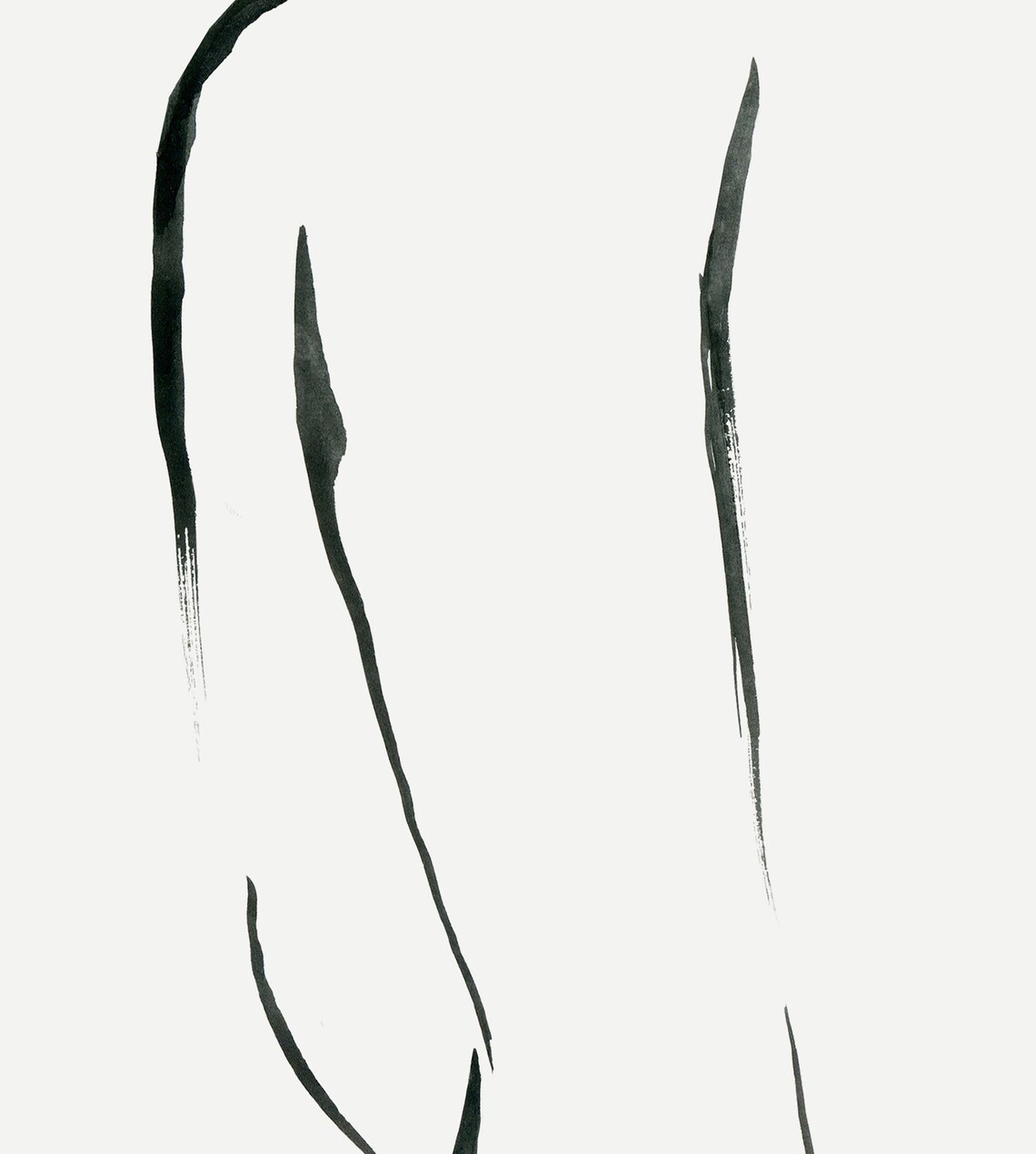Abstract Woman Body Painting Minimalist Art Line Drawing | Etsy