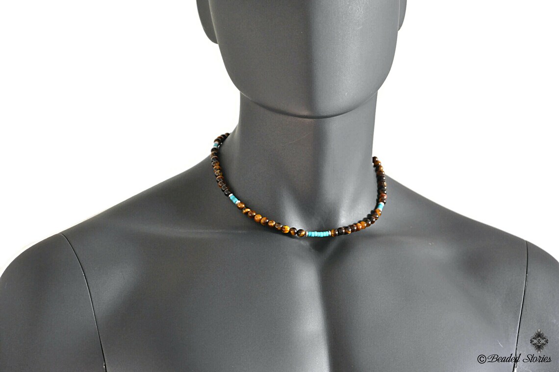 Native American Men's Necklace Turquoise Necklace for | Etsy