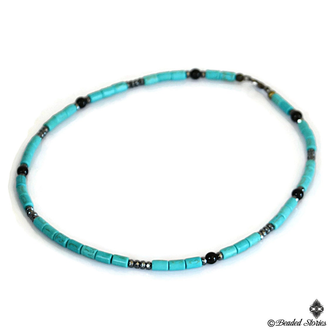 Men's beaded necklace Native American jewelry for men | Etsy