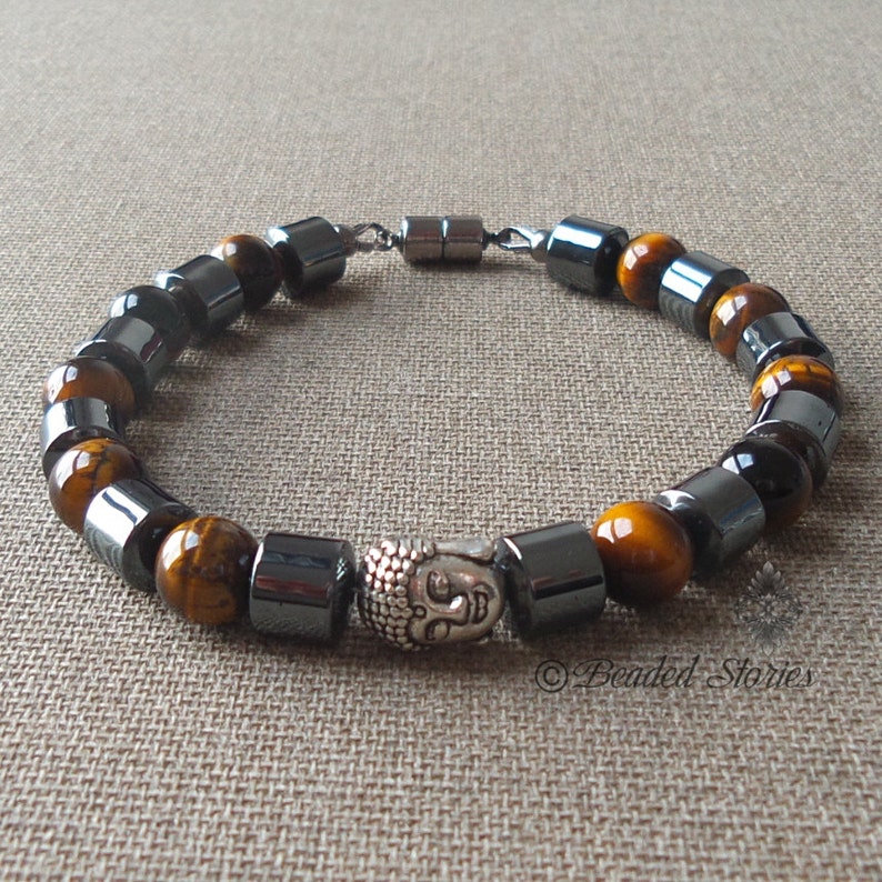 Men's Bracelet Energy Bracelet Healing Crystal Bracelet - Etsy