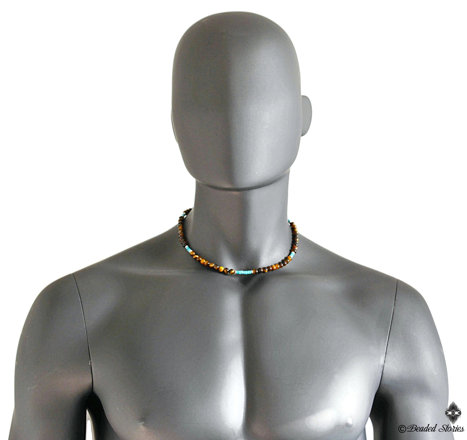 Native American Men's Necklace Turquoise Necklace for | Etsy