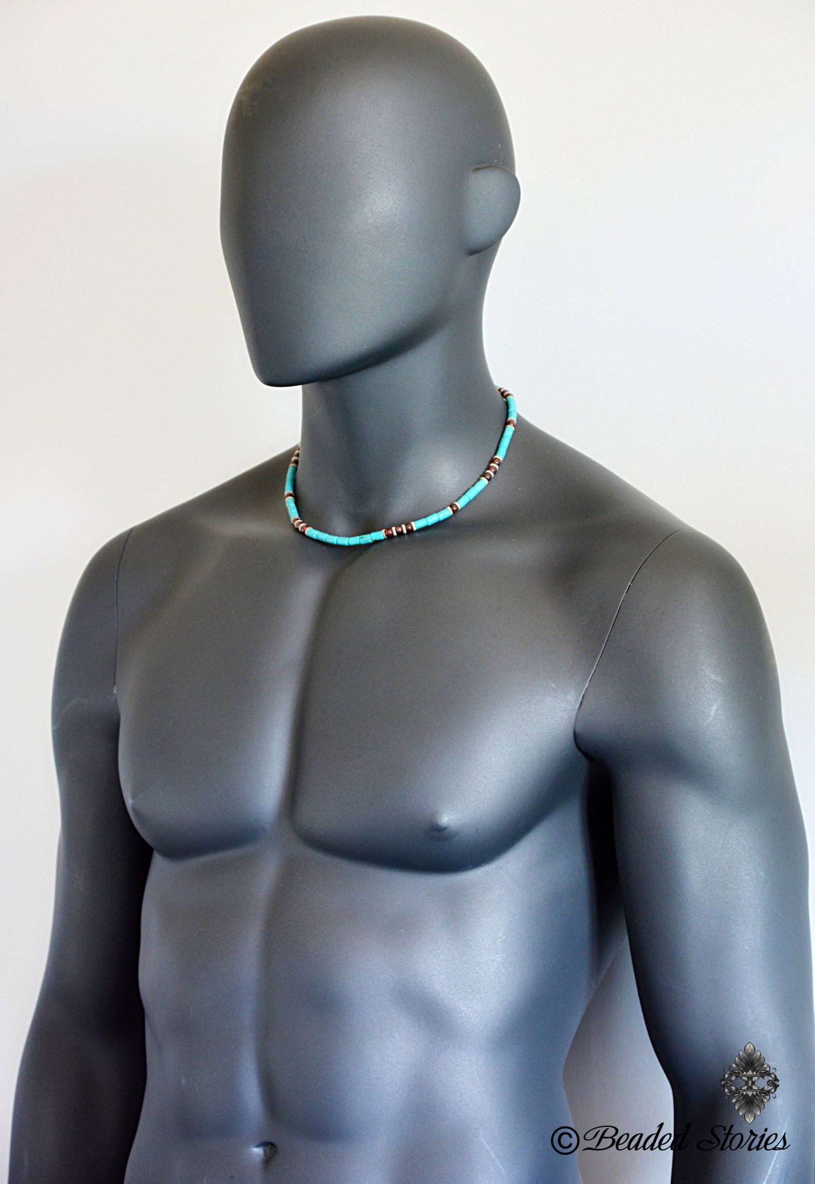 Native American Men's Necklace Beaded Necklace for Men - Etsy