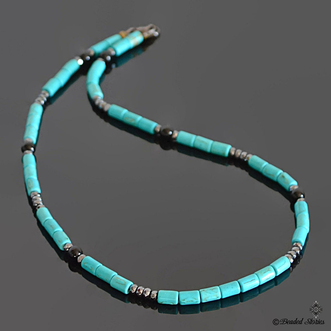 Men's beaded necklace Native American jewelry for men | Etsy