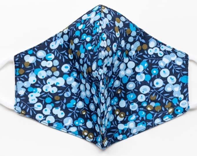 Red Paisley Cloth Double Layer Face Mask With Nose Wire Cotton - Etsy