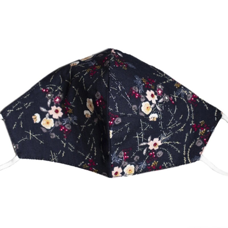 Floral Face Mask - Etsy