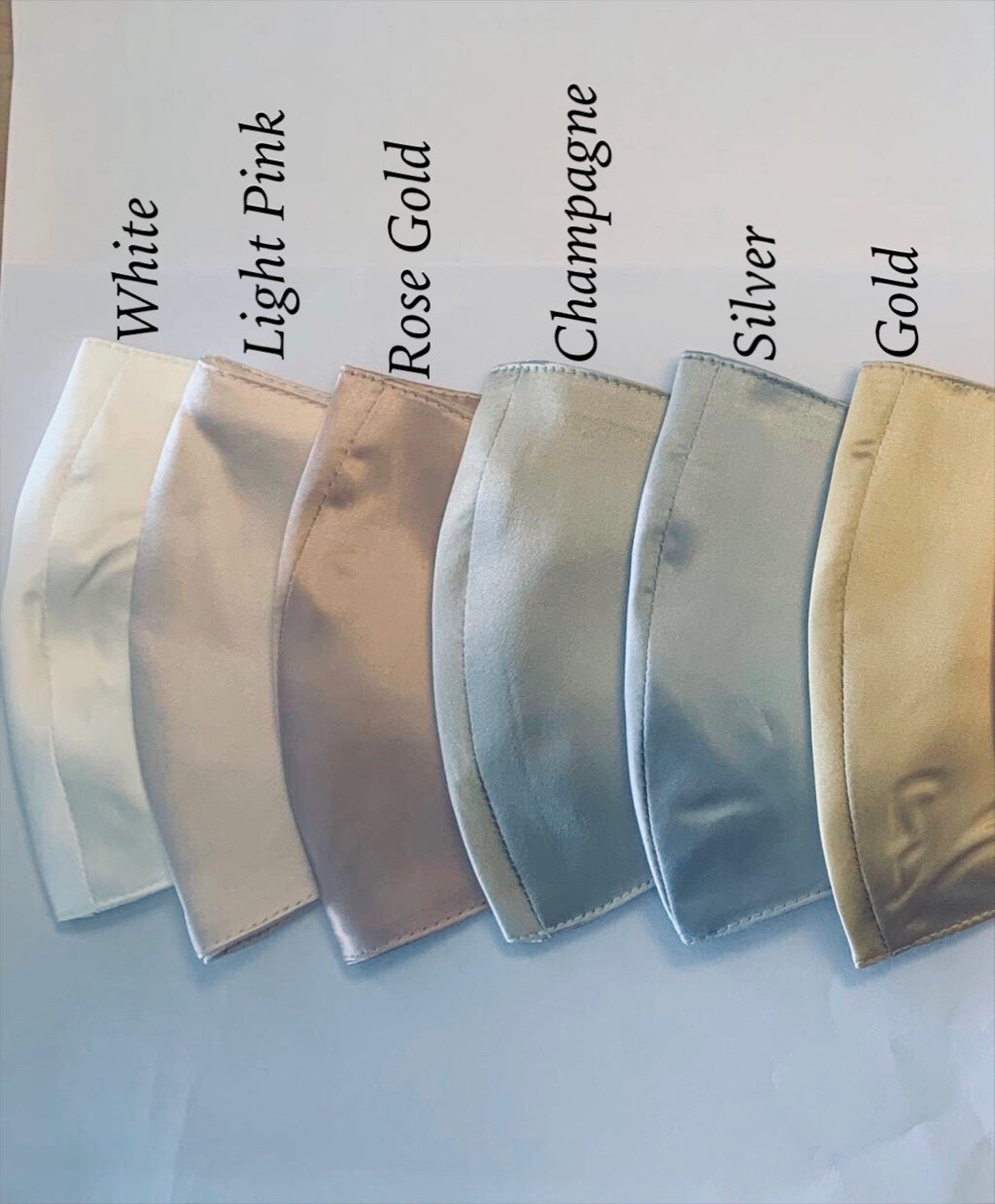 100% SILK Face Masks, Bridal Party Face Mask, Bride Bridesmaids Face ...