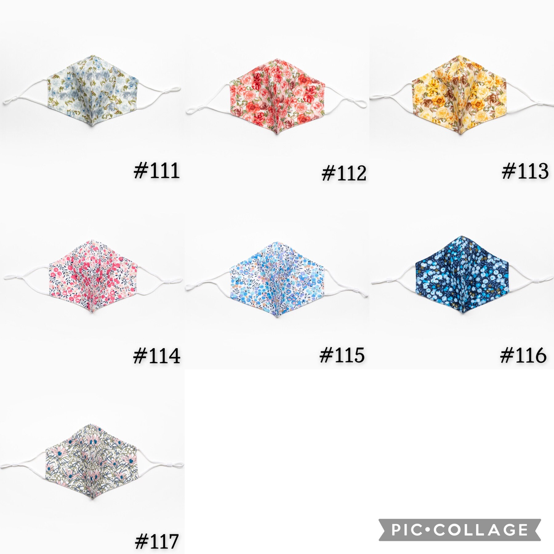 Navy Blue Nautical Anchor Print Cotton Face Mask With Nose Wire Cloth ...