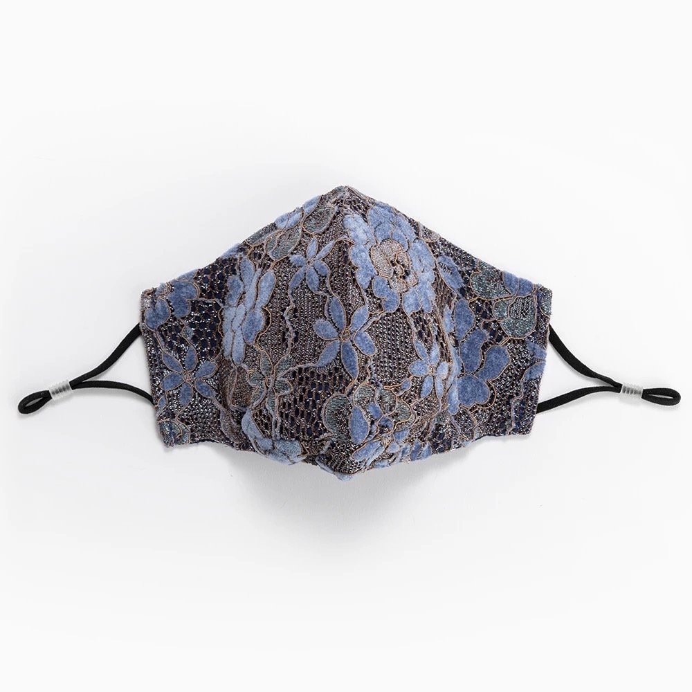 FORMAL FACE MASK Lace Face Mask Blush Mask Nose Wire Elegant | Etsy