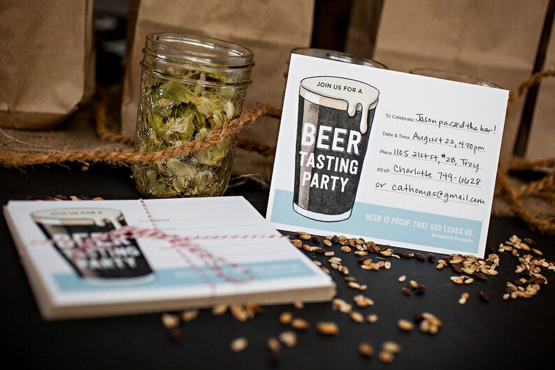 Printable Beer Tasting Invitations - Etsy