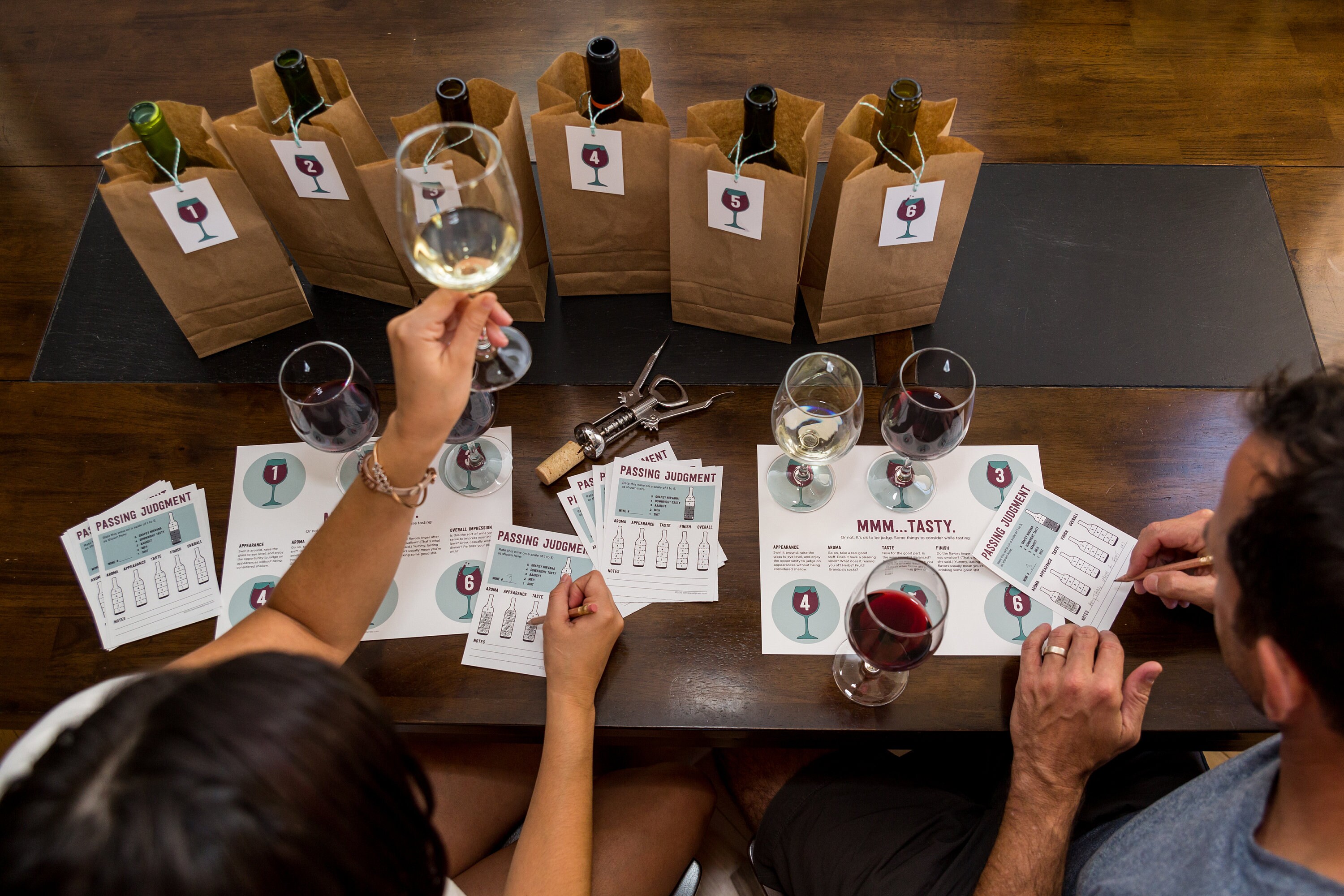 Printable Wine Tasting Kit - Etsy