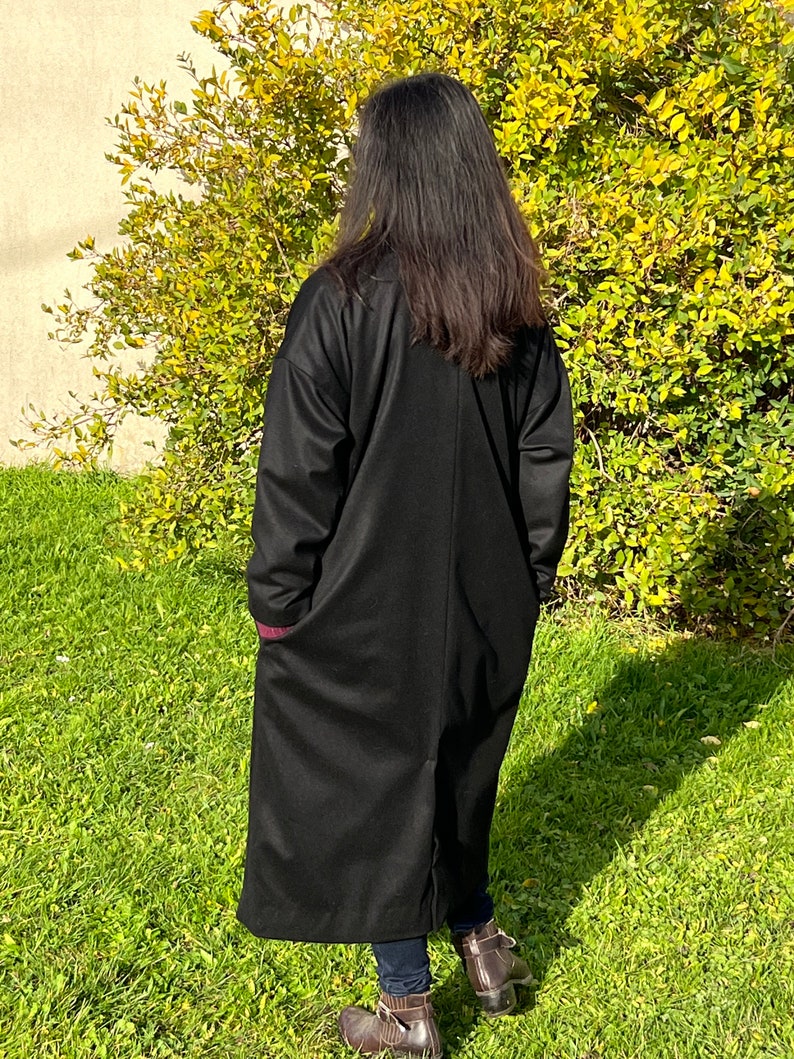 PDF Sewing Pattern Oversize Coat,straight Shape With Tailored Collar ...