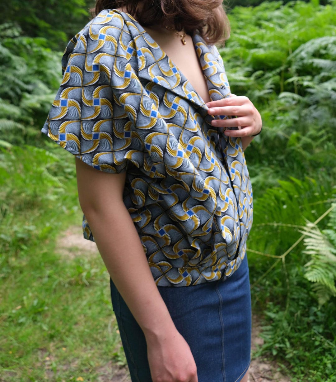 Blouse Pdf Pattern, Pdf Pattern for Beginners, Easy to Sew Top ...