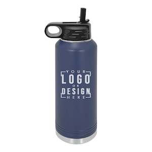 Personalized Stainless Steel Water Bottle: Engraved Insulated Sports ...