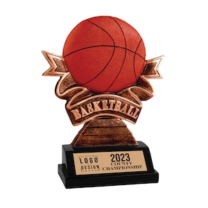 Custom Basketball Trophy | Custom Sports Trophy| Free Shipping | No ...