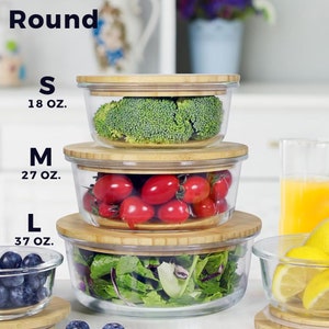 Personalized Glass Container With Bamboo Lid - Etsy