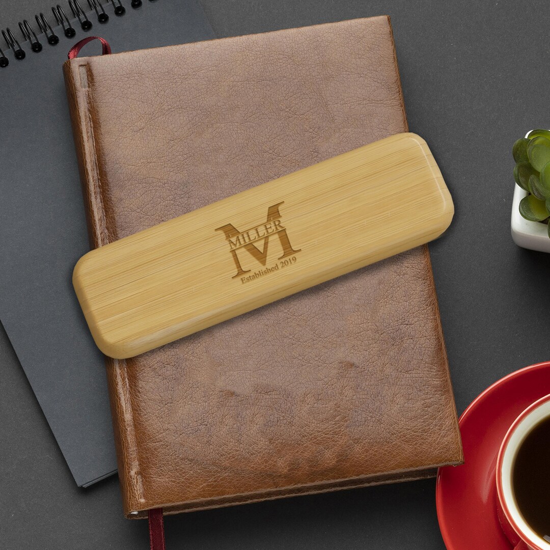 Personalized Bamboo Box Pen Gift Set – Miller Design - Etsy