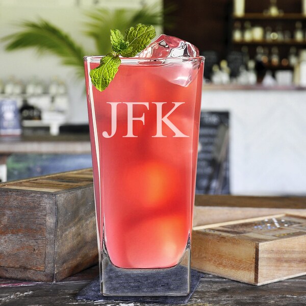 Engraved Highball Glass - Etsy