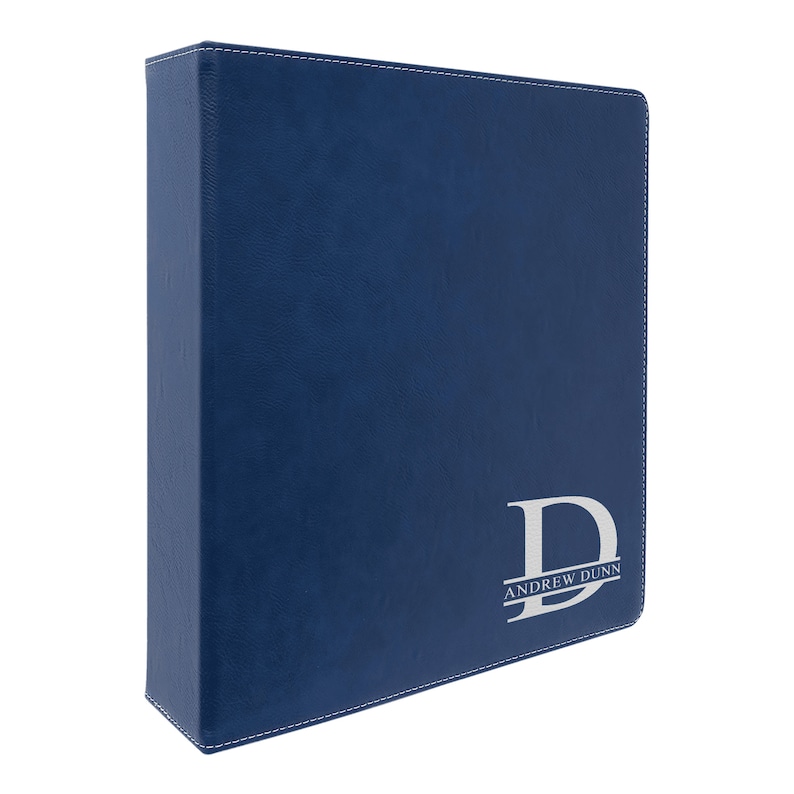 Personalized Leatherette Binder - Etsy