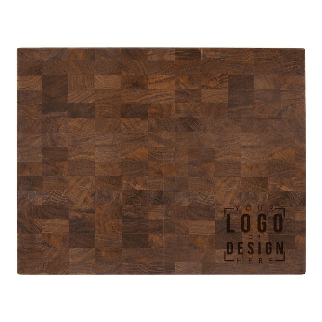 Custom Laser Engraved Walnut Butcher Block Cutting Board - Etsy