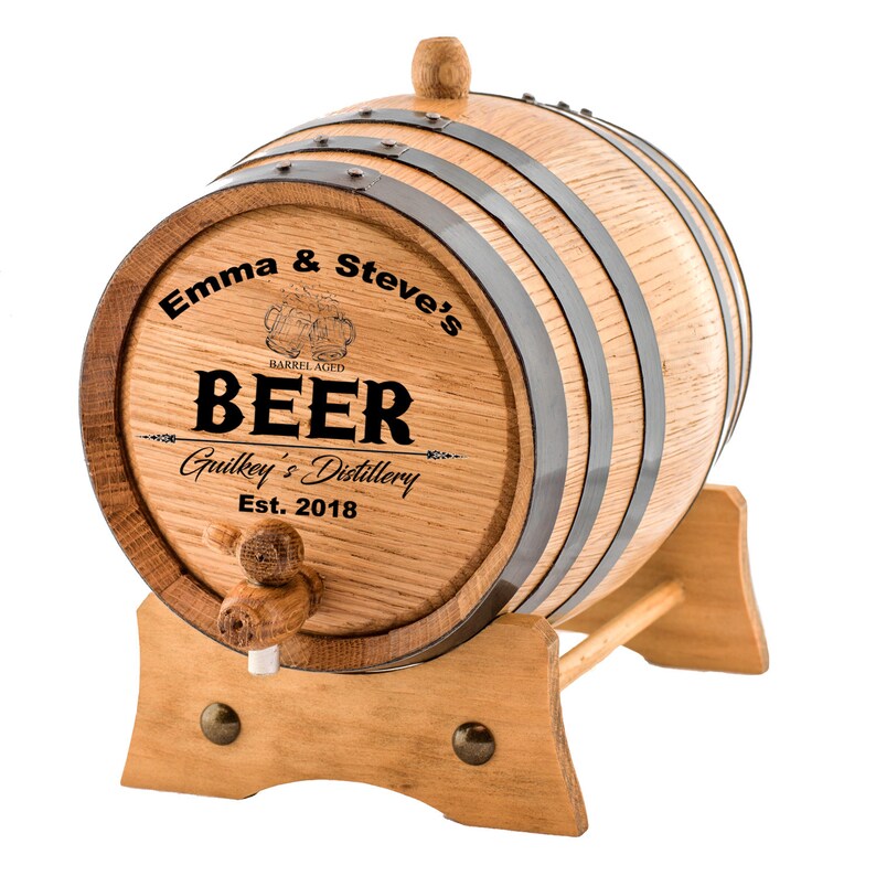 Personalized Beer Oak Barrel Custom Engraved Oak Barrel - Etsy