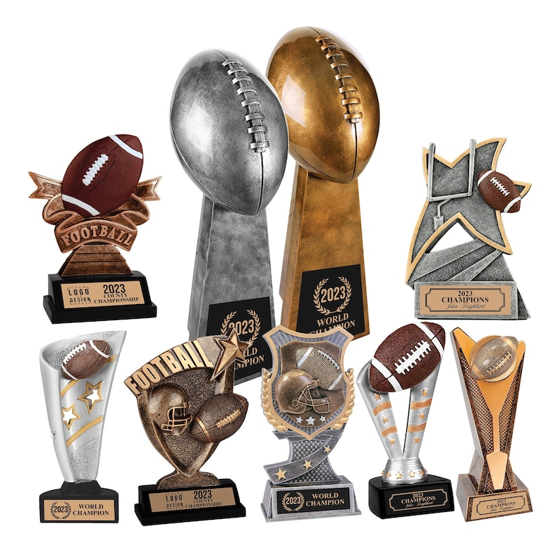 Custom Football Trophy: Personalized Sports Award - Etsy