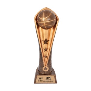 Custom Basketball Trophy | Custom Sports Trophy| Free Shipping | No ...
