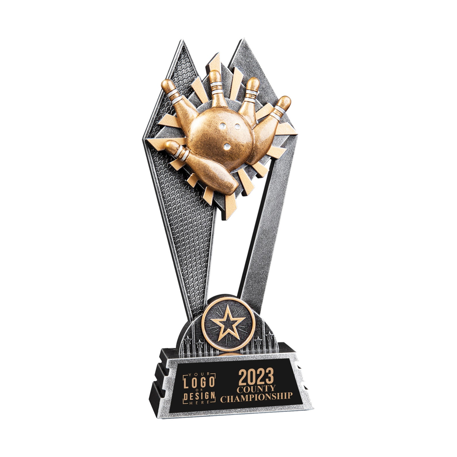 Custom Bowling Trophy Custom Sports Trophy Free Shipping - Etsy