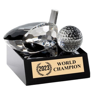 Custom Golf Trophy: Vintage Bronze Finish, Personalized Corporate Award ...