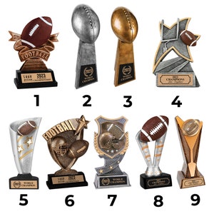Custom Football Trophy | Custom Sports Trophy | Football Trophy | No ...