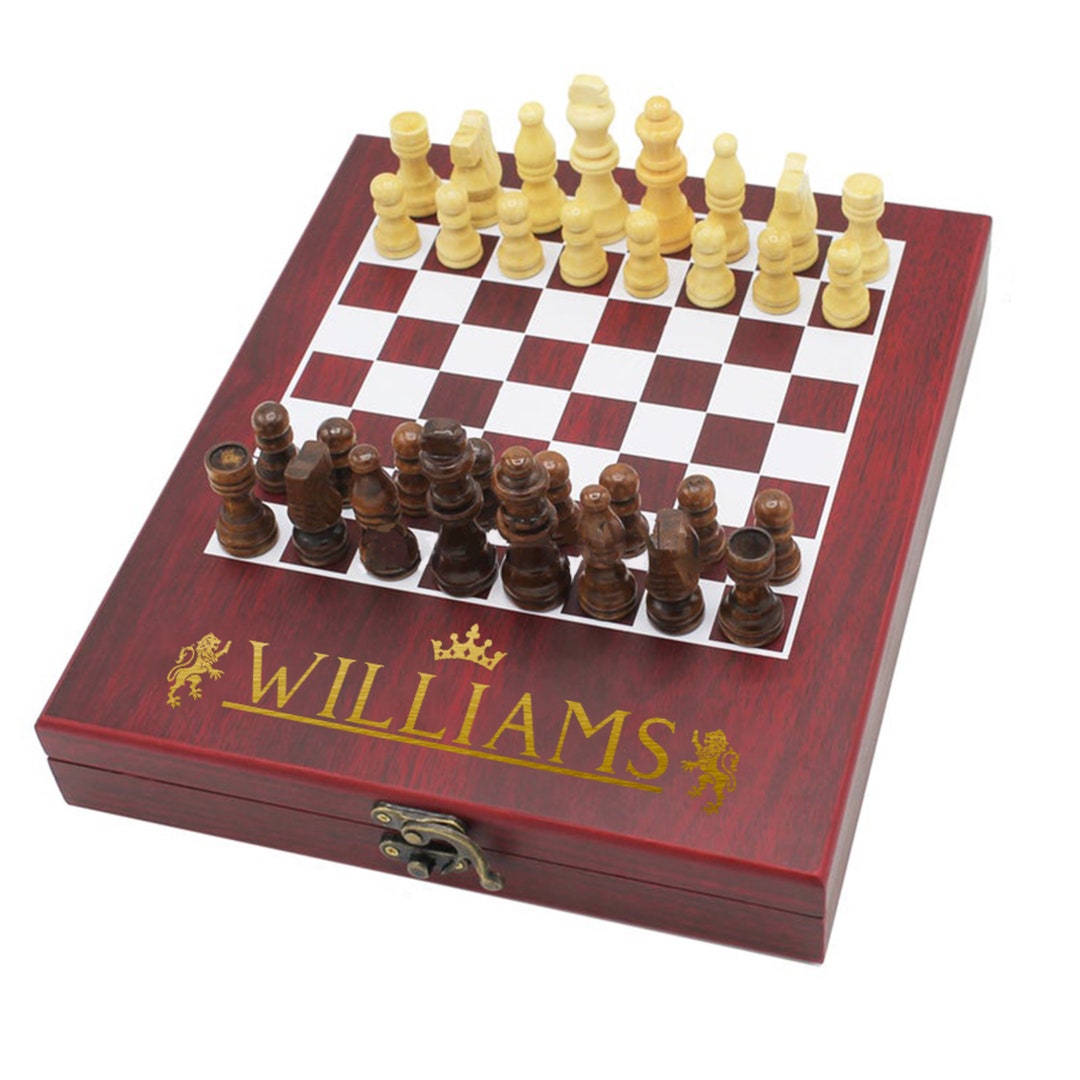 Personalized Royal Chess Set - Etsy