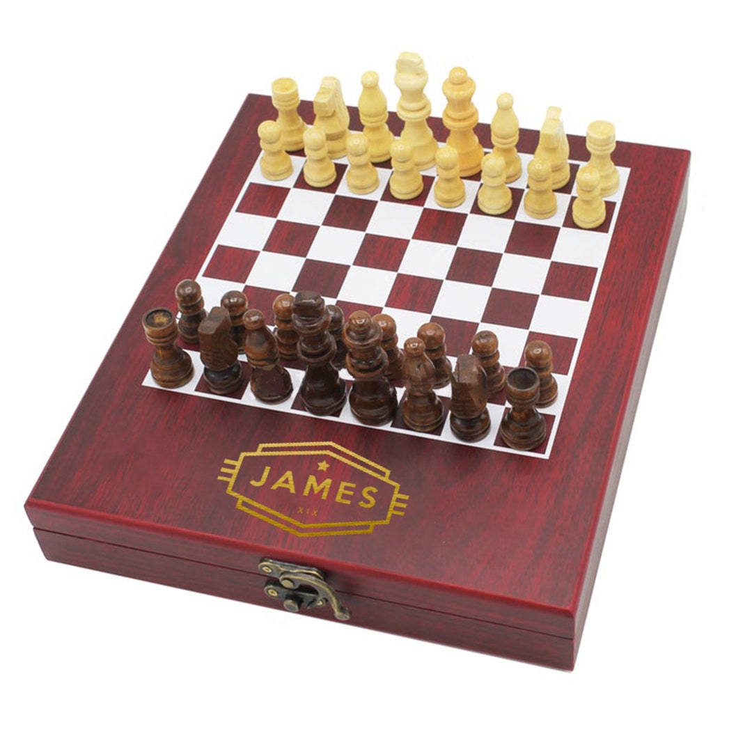 Personalized Cadet Chess Set - Etsy