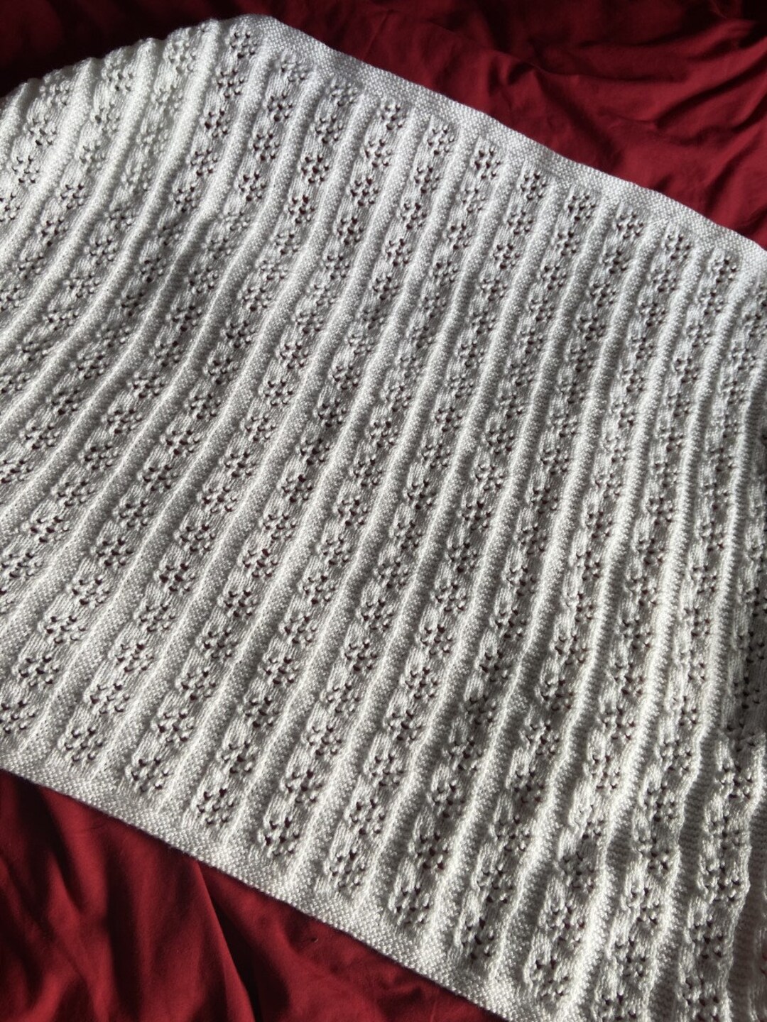 Daisy Blanket Knitting Pattern PDF ONLY - Etsy