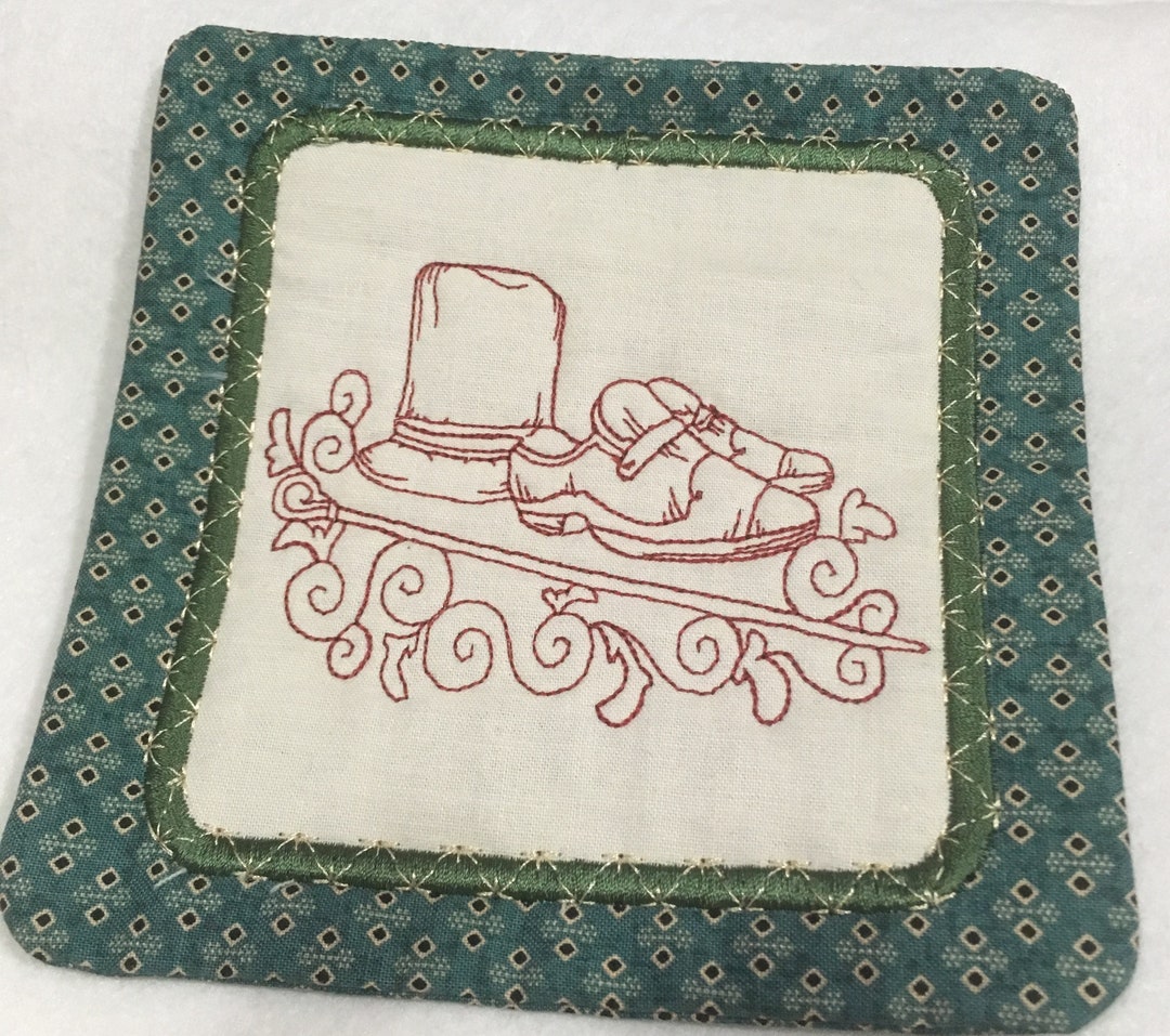 ITH No 4 Brogues Top Hat coaster stile vintage per - Etsy Italia