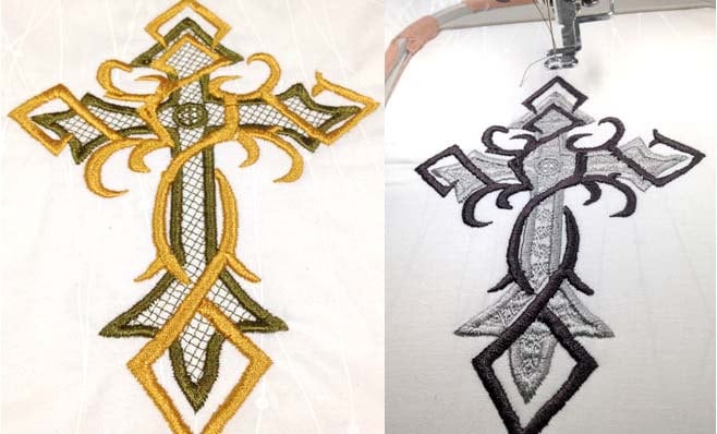 Set of 6 Celtic Cross Machine Embroidery Designs. Instant Download - Etsy