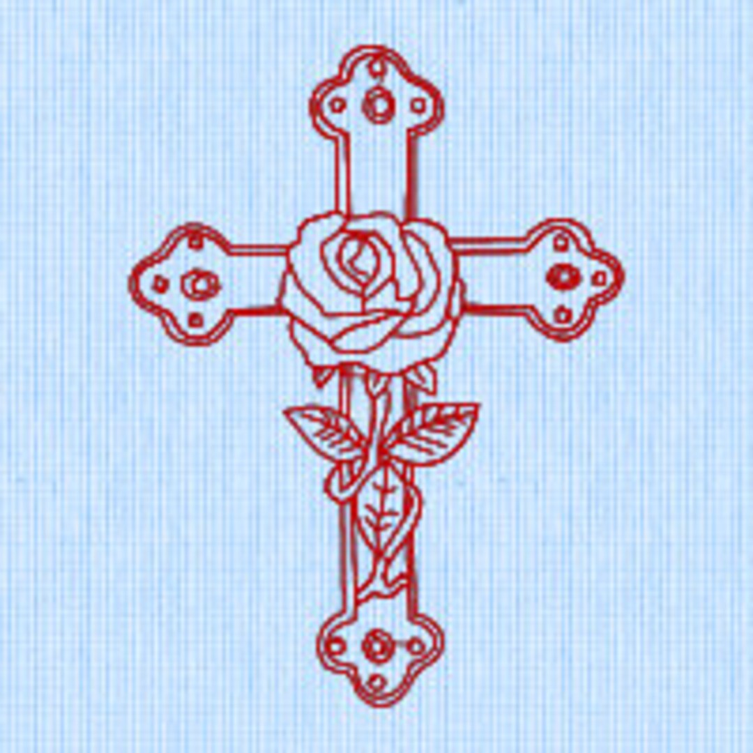 Holy Cross 9 Embroidery Pattern downloadable - Etsy
