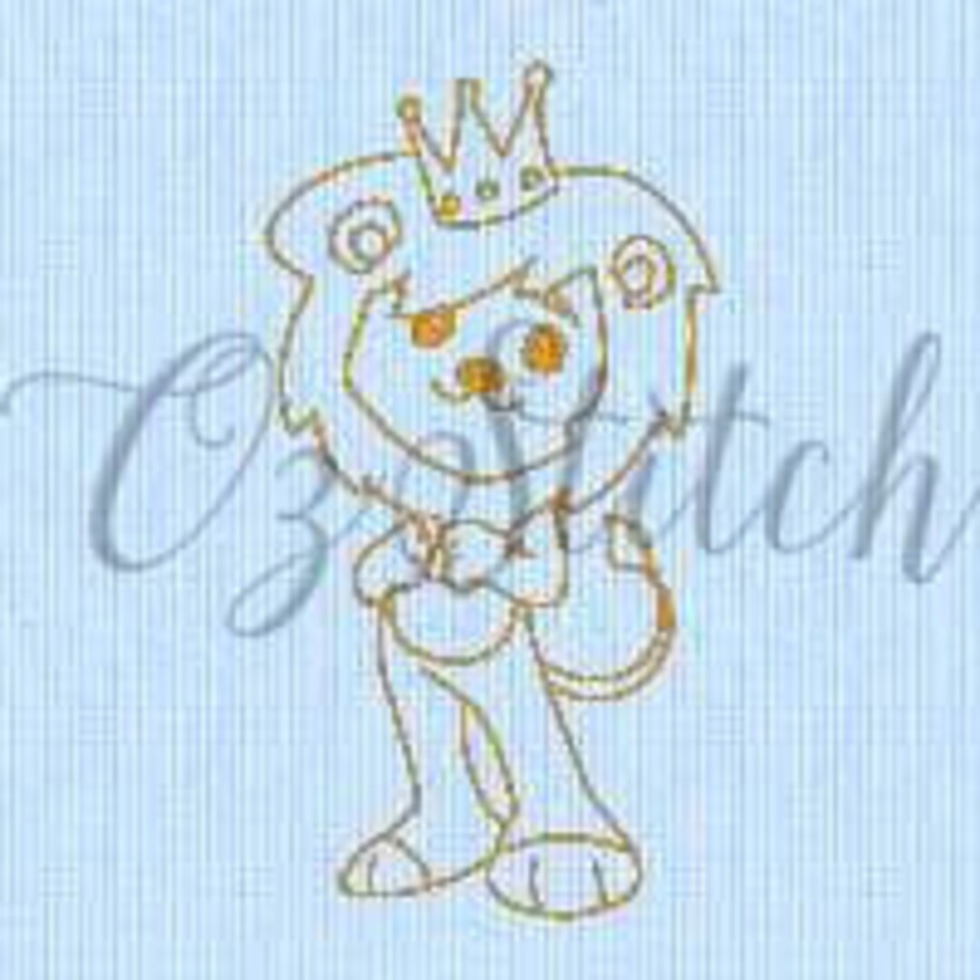 Redwork Baby Animal panel 8 Lion Quilt Machine Embroidery Designs Pack ...