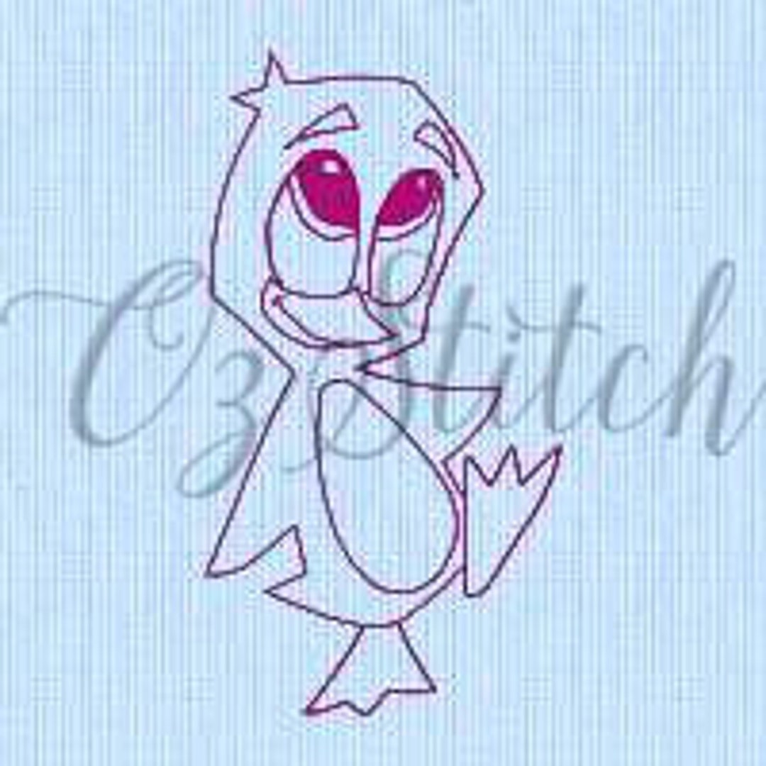 Redwork Baby Animal panel 5 Cute Duck Quilt Machine Embroidery Designs ...