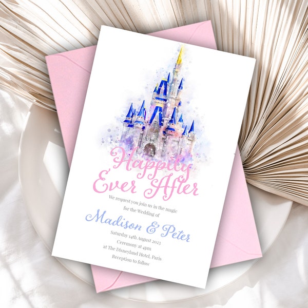 Cinderella Wedding Invitations - Etsy
